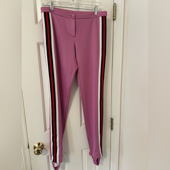 Gucci | Pants & Jumpsuits | Gucci Runway Pink Stirrup Leggings | Poshmark